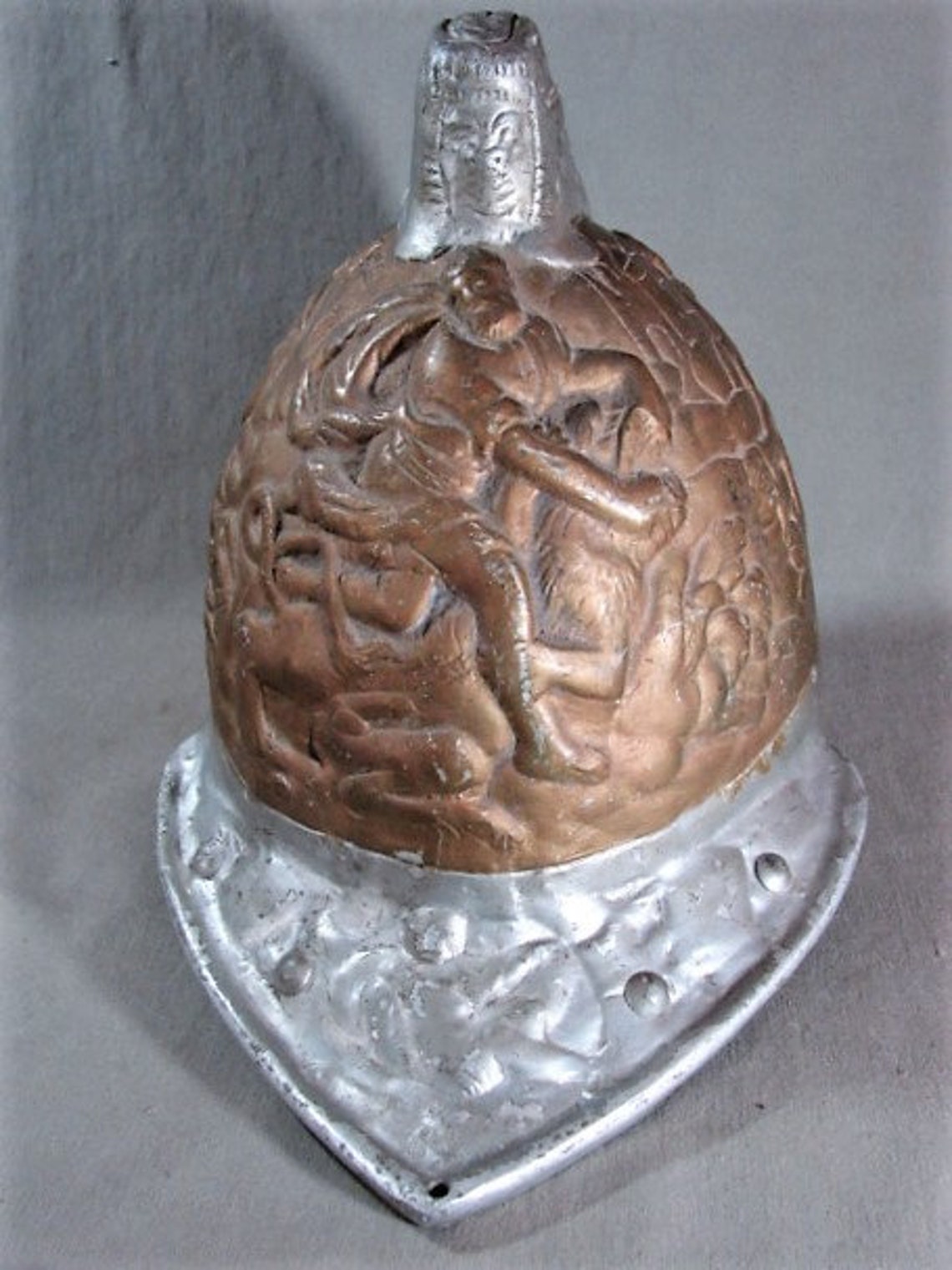 Medieval Burgonet Helmet Replica Embossed Parade Helmet Cast - Etsy