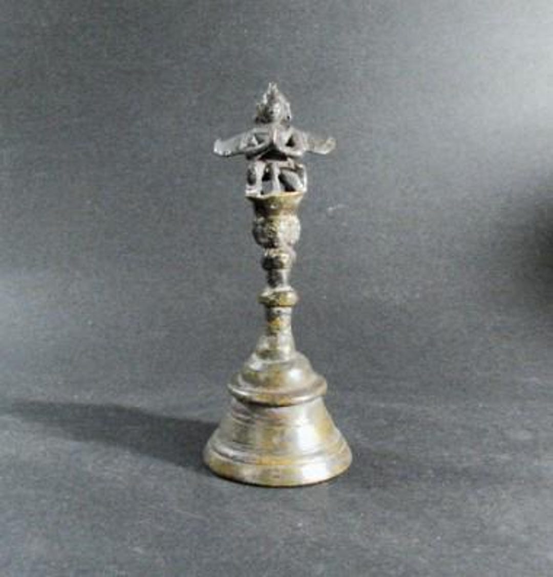 Antique Bronze Garuda Temple Bell, Hindu Sculptural Form, Old Patina ...