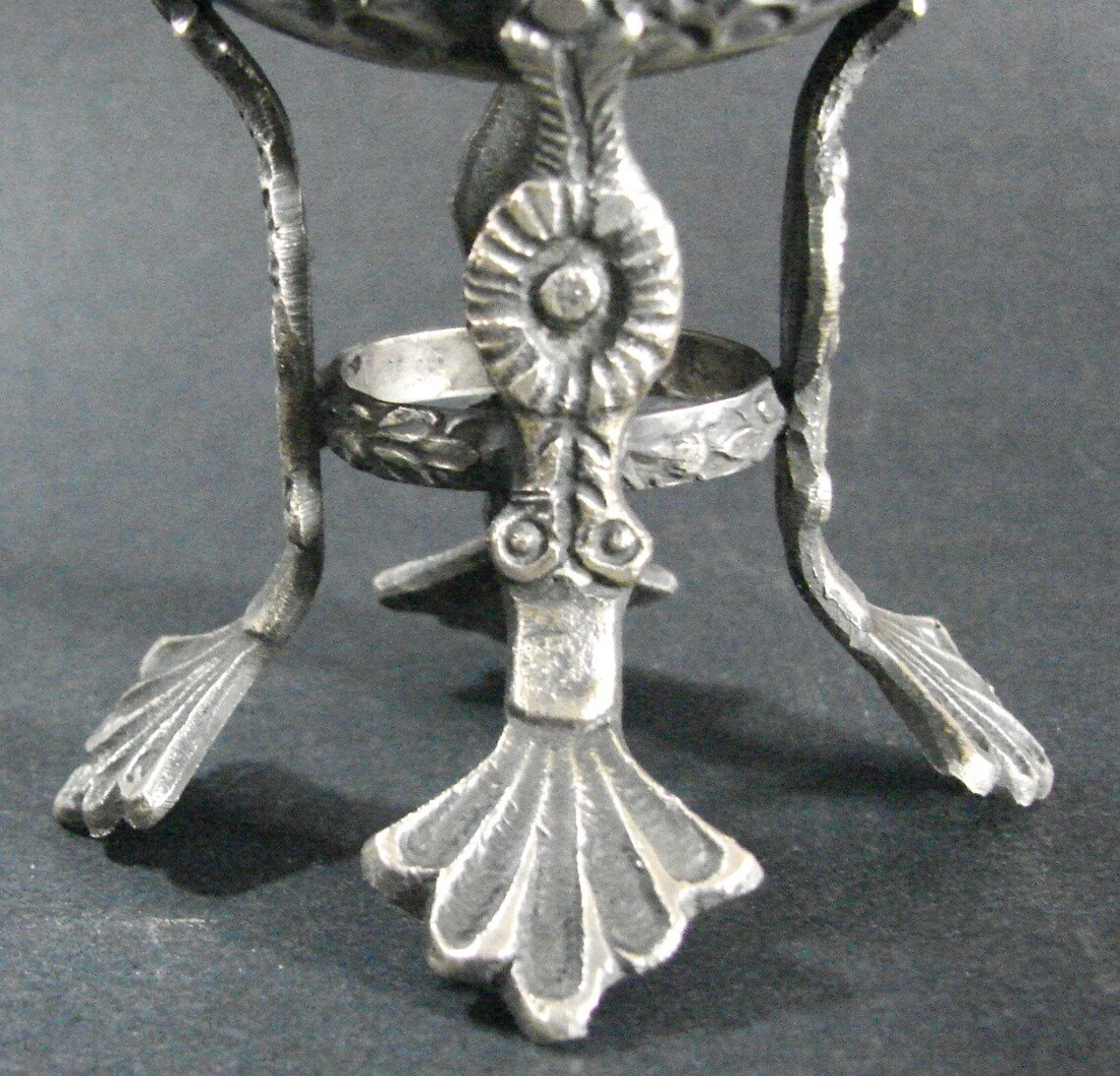 Antique Embossed Mate Cup, Rich Rococo Design With Gold Details, Horse ...