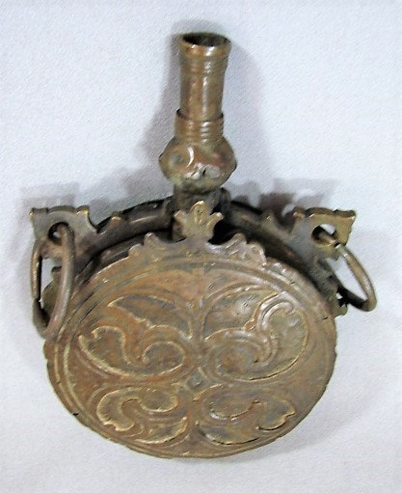 North African Black Powder Flask Sudan 19th Century | Etsy