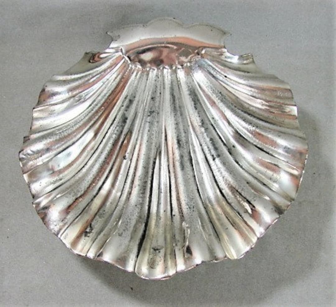 Silver Plate Footed Clam Shell, Meriden Britannia Co., 19th Century - Etsy