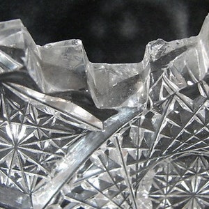 T B Clark Prima Donna 8" Bowl, American Brilliant Period Cut Glass, Ca ...