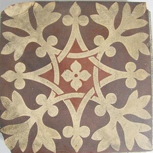 Minton & Co Tile, Architectural Floor or Wall, Neo-gothic Design, Muted ...