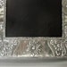 17 Silver Spanish Colonial Style Frame, Dark Wood Back, Spanish Revival ...