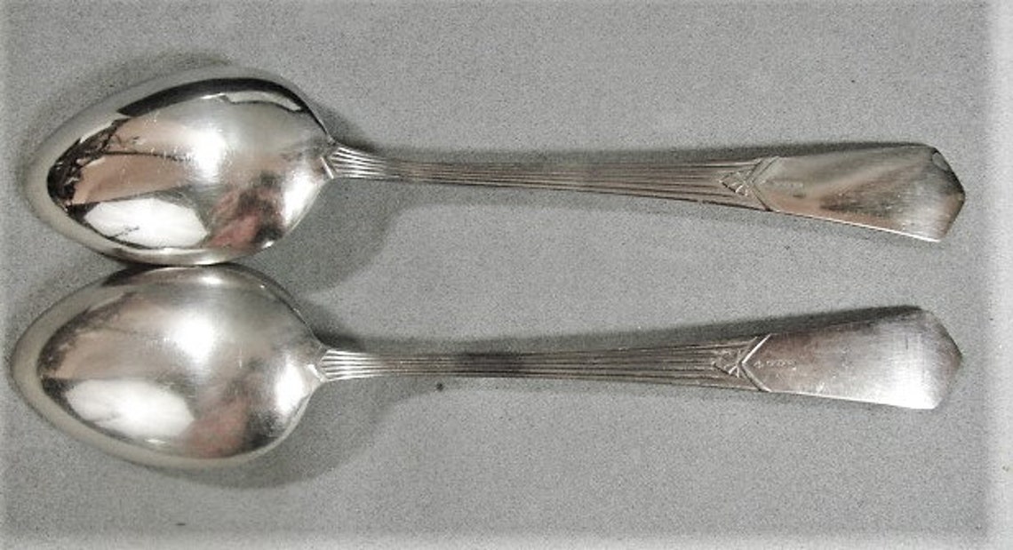 WMF Serving Spoons Boxed Set Silver Plate Art Deco Era - Etsy