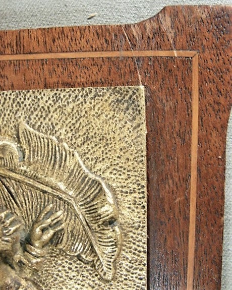 Bronze Bas Relief Tropical Scene of Colonial Couple on | Etsy