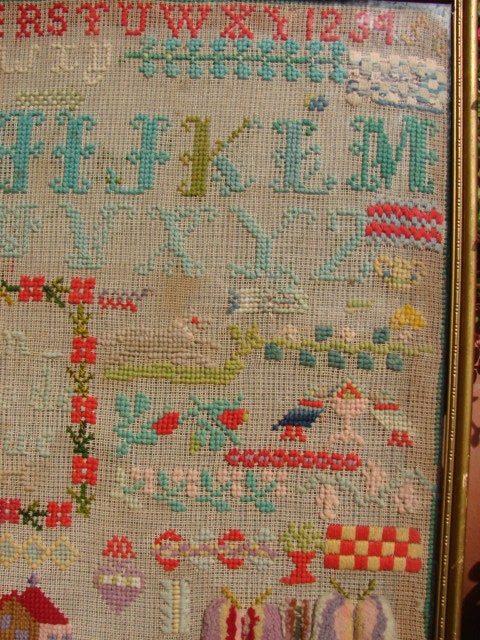 Latin American Sampler Cross Stitch and Pictoral Signed and - Etsy