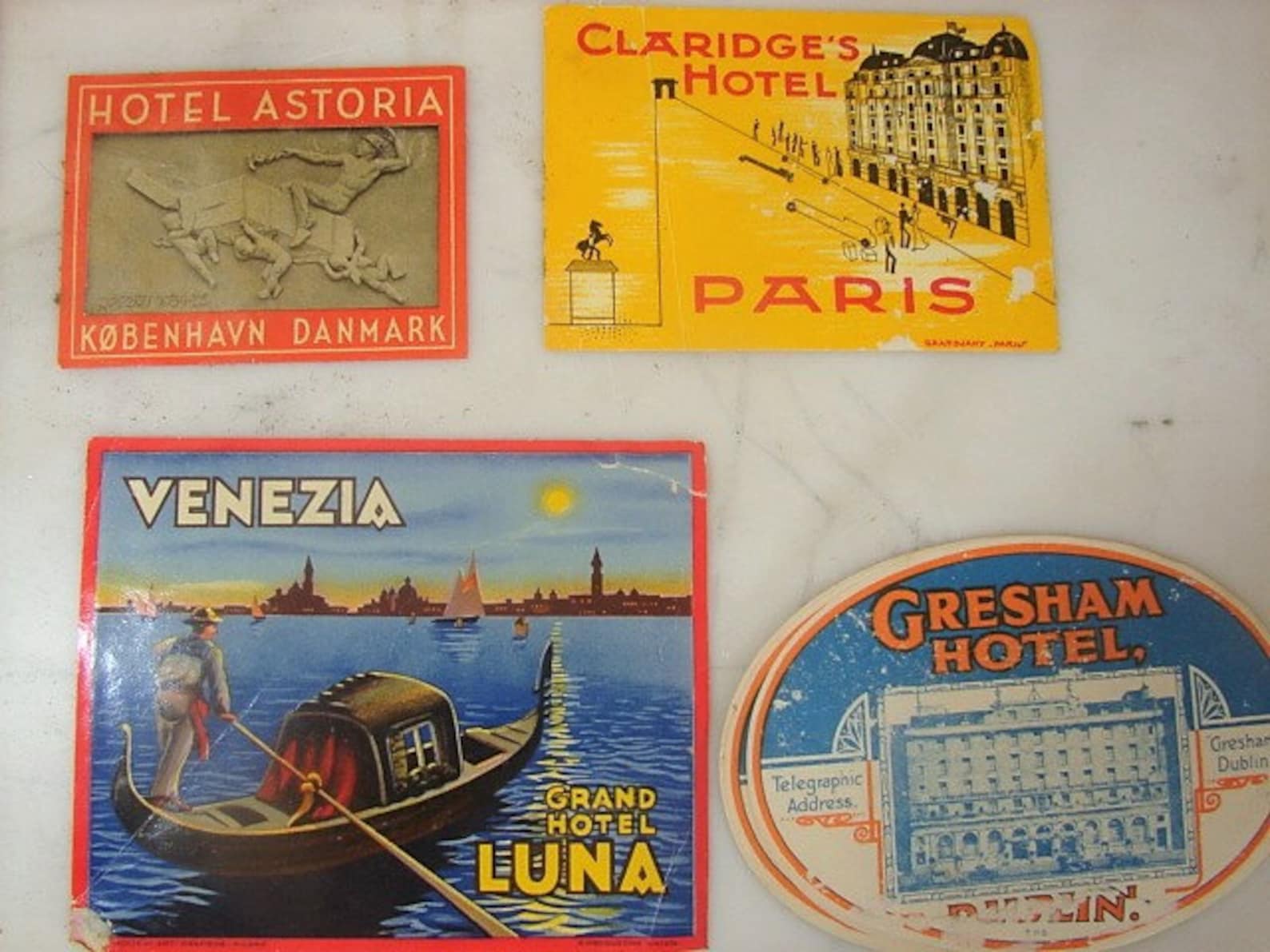 31 Vintage Hotel Luggage Labels - 1930s 1940s - Etsy