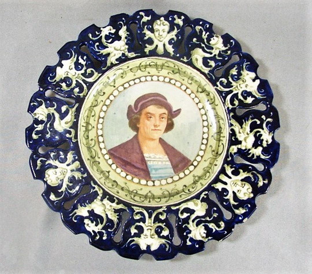 Renaissance Revival Majolica Plate, Italy, Ca 1900 - Etsy