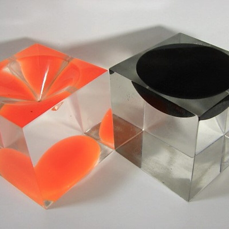 Lucite Cube - Etsy
