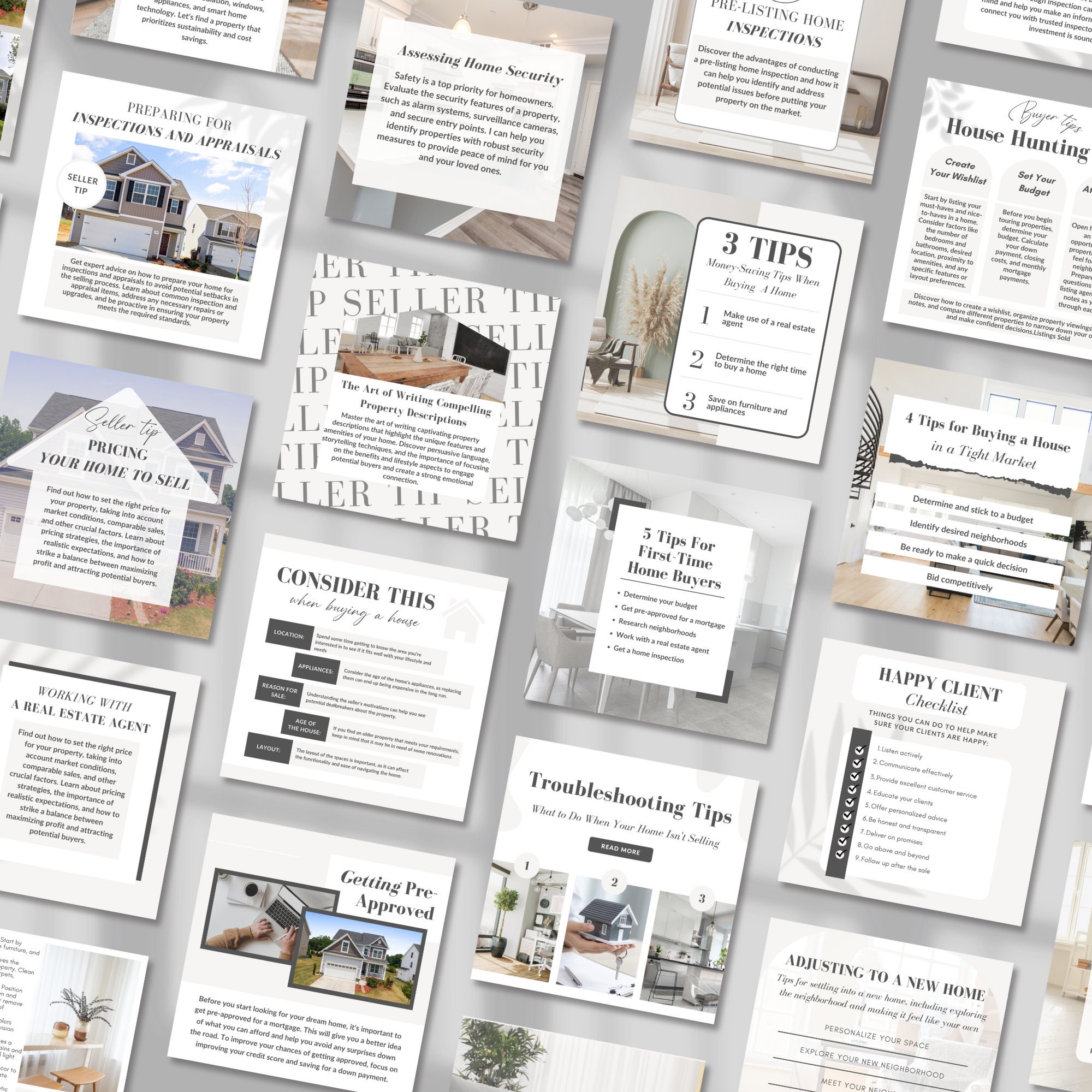 50 Real Estate Buyer and Seller Tips Instagram Posts, Realtor Tips ...