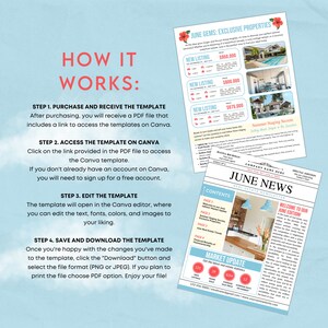 Summer Real Estate Newsletter, June Realtor Marketing Newsletter, June ...