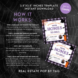 Halloween Realtor Pop by Tag, Real Estate Halloween Pop by Tags ,fall ...