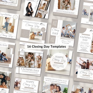 Closing Day Instagram Posts, Real Estate Closing Day Template,social ...