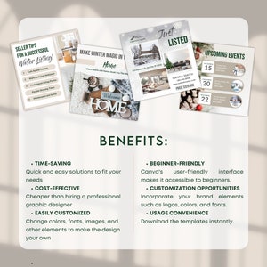 Christmas Realtor Instagram Post Templates, Winter Holidays Real Estate ...