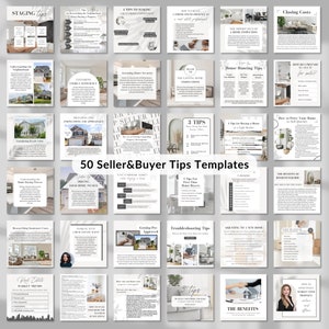 50 Real Estate Buyer and Seller Tips Instagram Posts, Realtor Tips ...