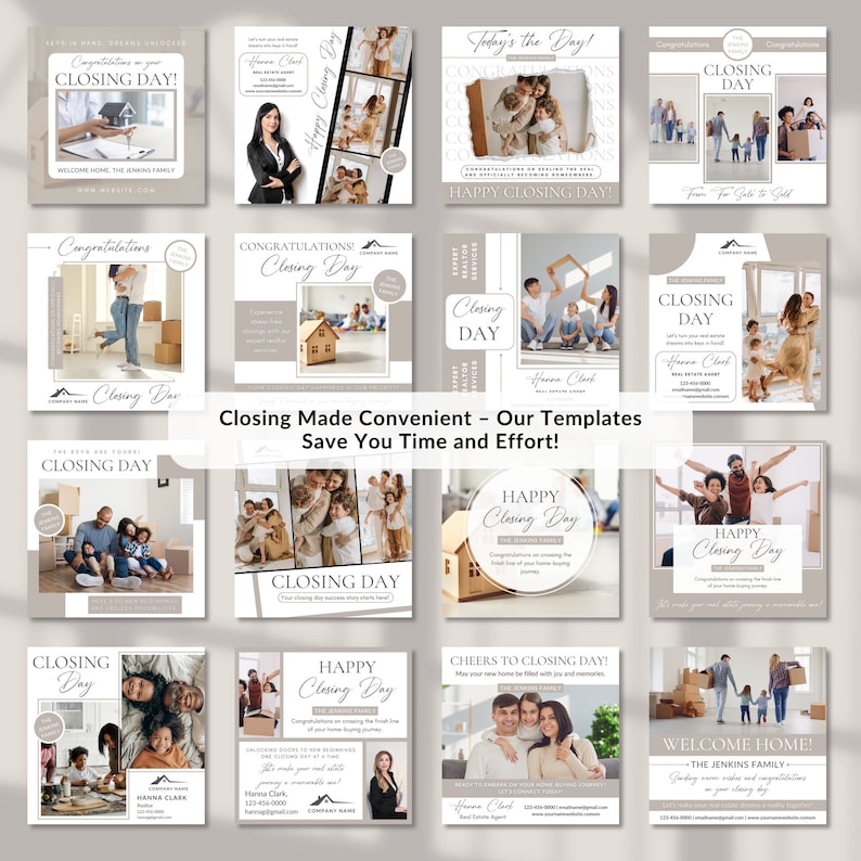 Closing Day Instagram Posts, Real Estate Closing Day Template,social ...