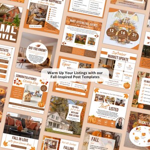 September Real Estate Instagram Posts, Fall Realtor Social Media ...