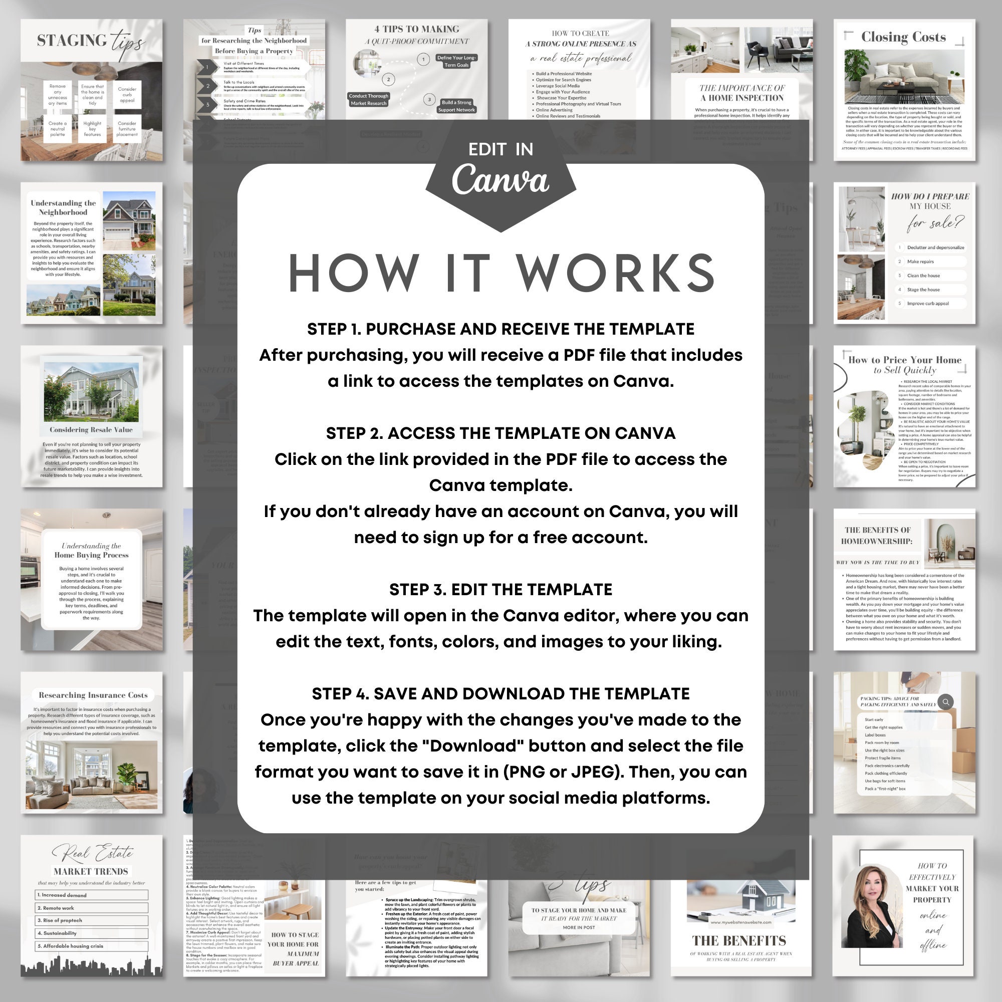 50 Real Estate Buyer and Seller Tips Instagram Posts, Realtor Tips ...