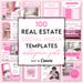 Real Estate Instagram Post Templates, Realtor Social Media Templates ...