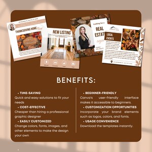 November Realtor Social Media Post Templates, Fall Real Estate ...
