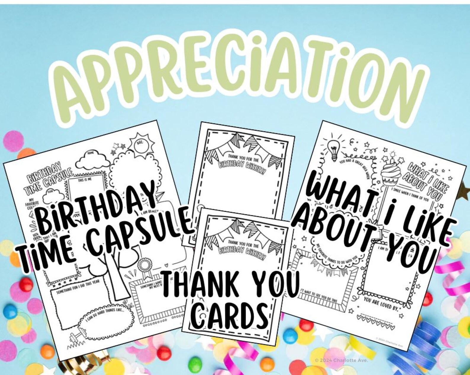 BIRTHDAY BASH - 41 Printable Pages of Kid-led Birthday Party Plans With ...