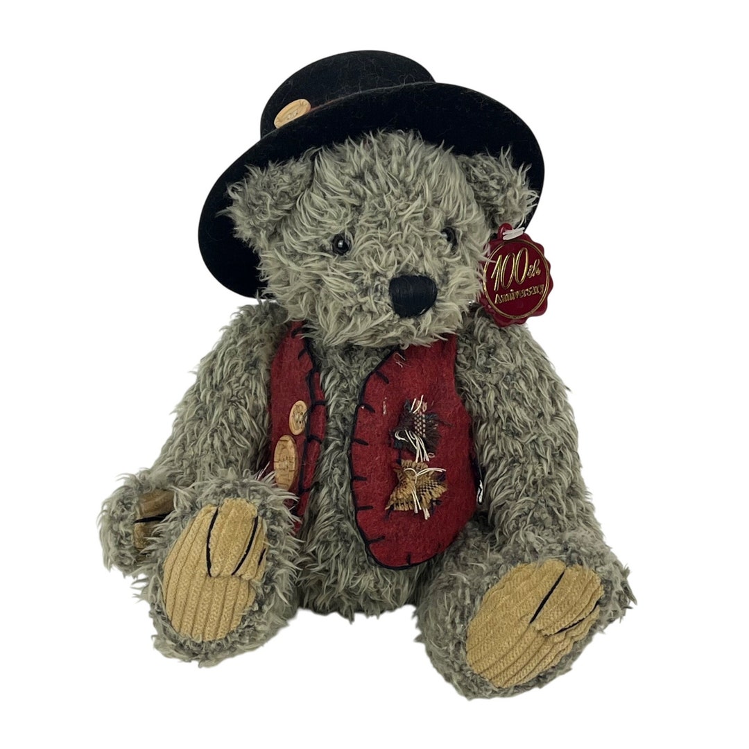 Dandee Collectors 100th Anniversary Teddy's Teddy Bear Hat & Vest - Etsy