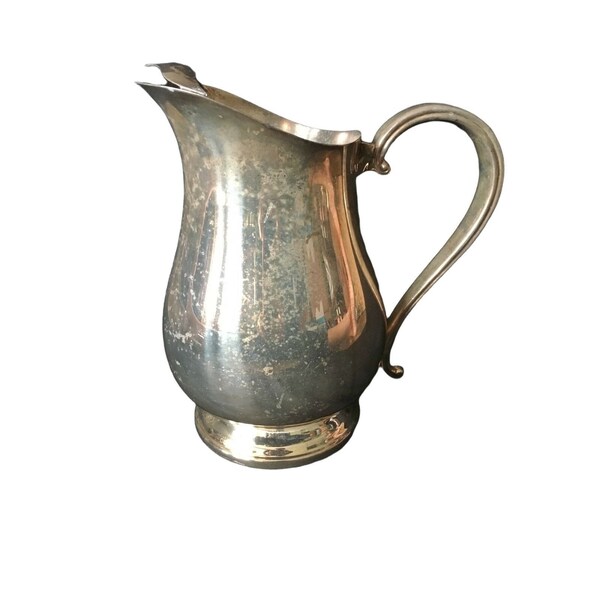 Silver Plate Pitcher - Etsy