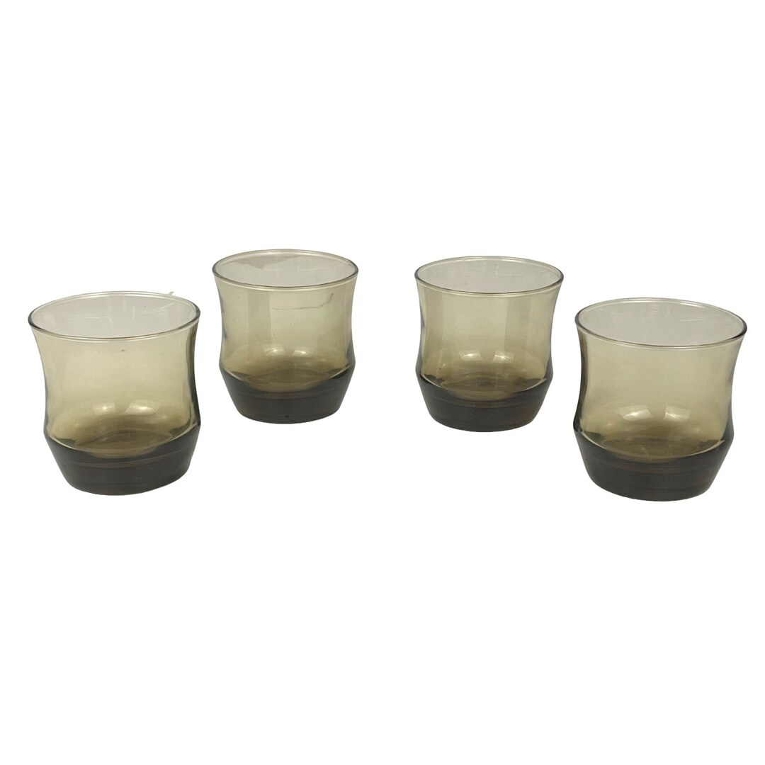 Libby Apollo 9 Oz. Rocks Glasses Tawny Set of 4 NIB 267 - Etsy