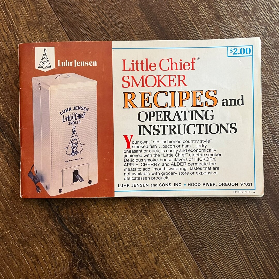 Vintage 1978 Little Chief Smoker Recipe & Operating Instruction Booklet ...