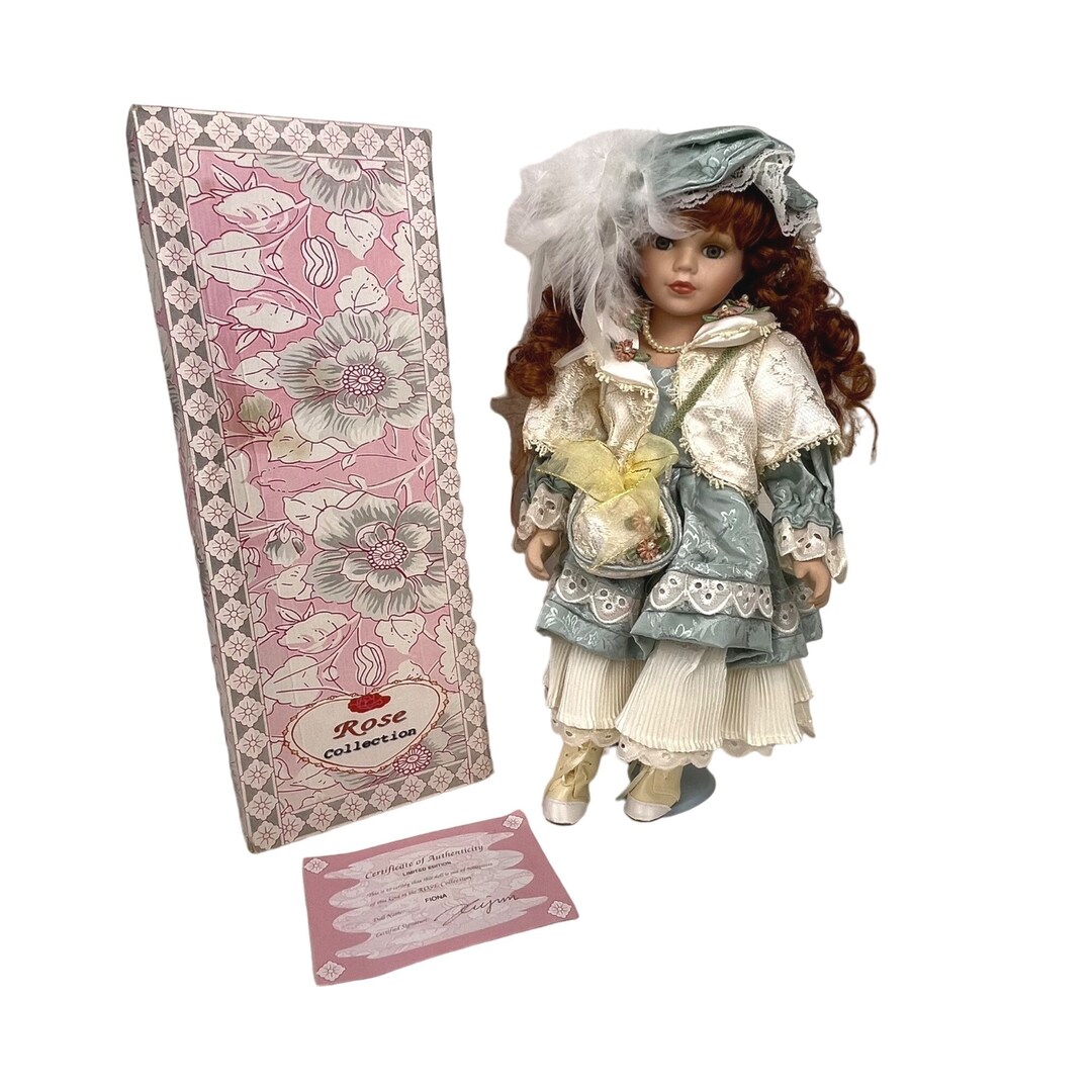 Vintage Rose Collection Porcelain Doll fiona 16 Tall - Etsy