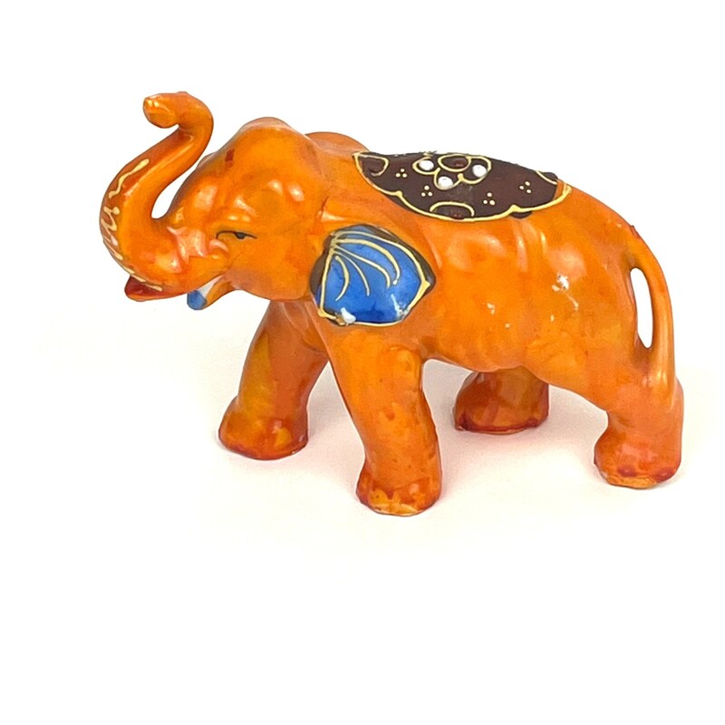 Orange Elephants - Etsy