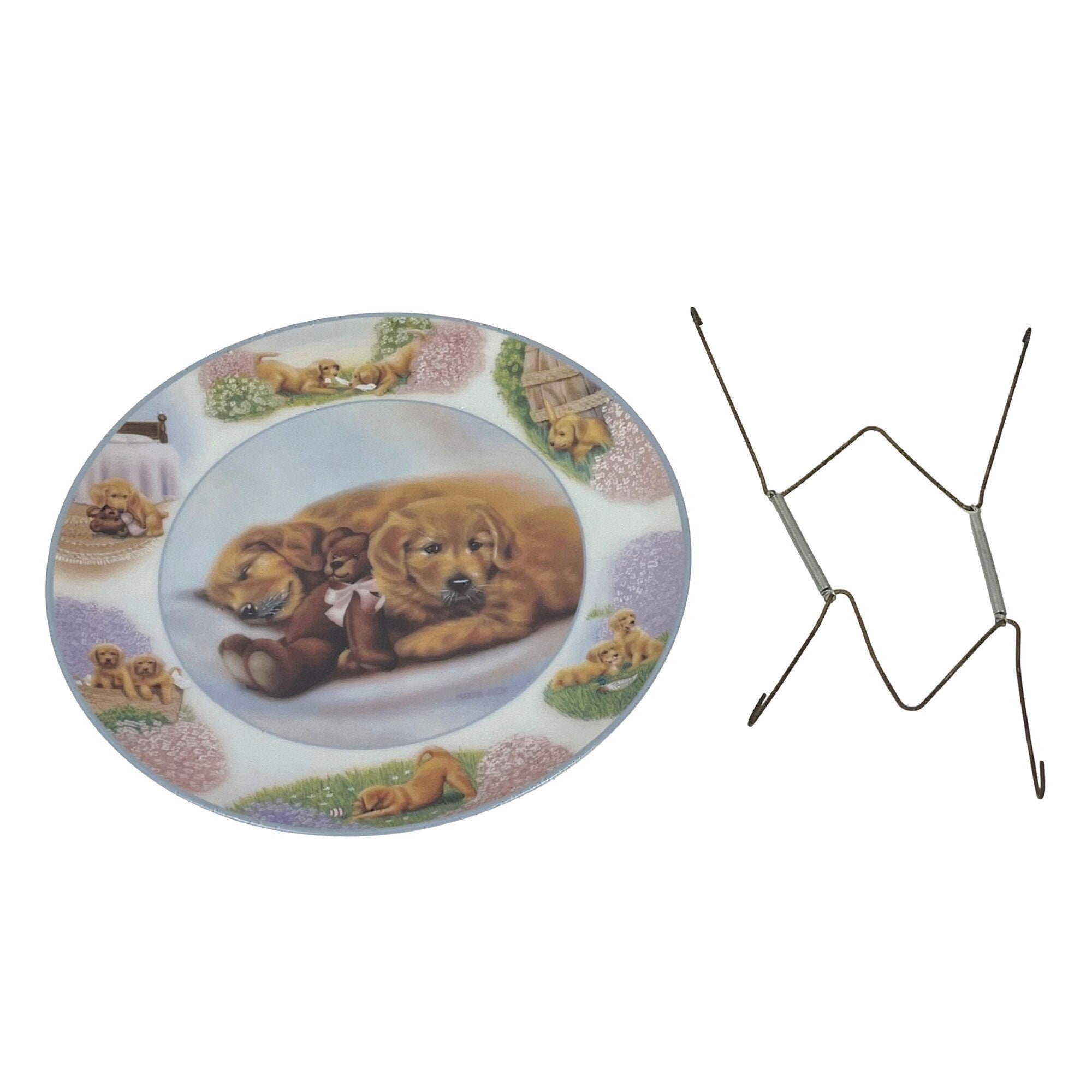 Bradford Exchange bedtime Tails Paws in Play 1995 Collectible Plate ...