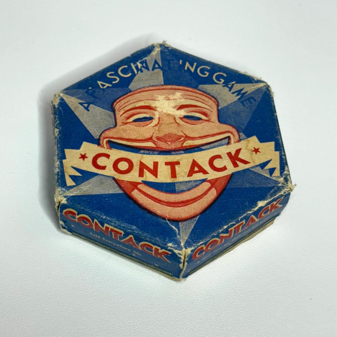 1939 Contack Game Original Dominos Family Board Game - Etsy