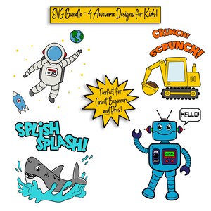 Kids SVG Bundle, Layered SVG Designs for Kids Shirts, Backpacks ...