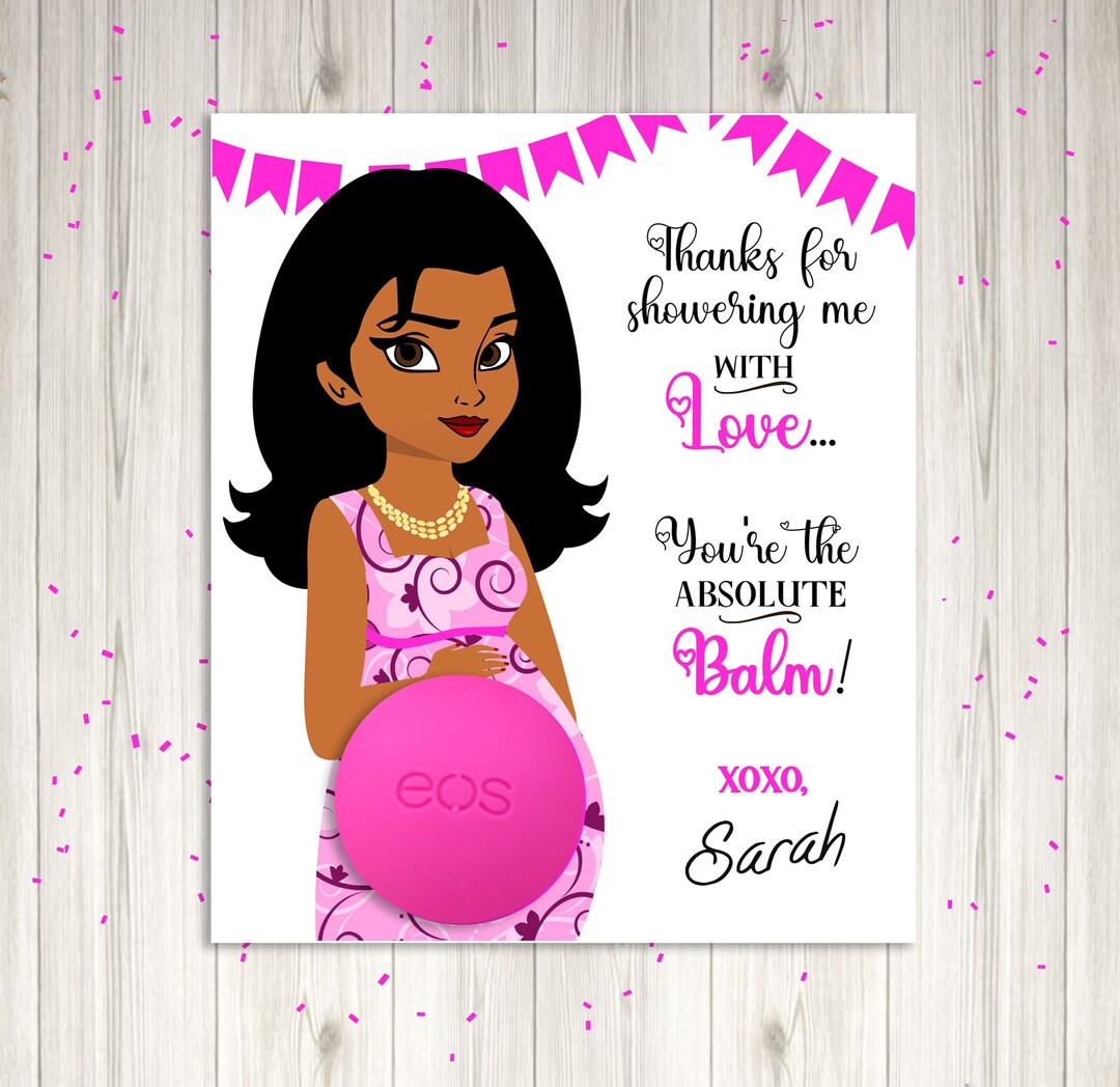 EOS Lip Balm Baby Shower Favor Tag (digital Download) - Etsy