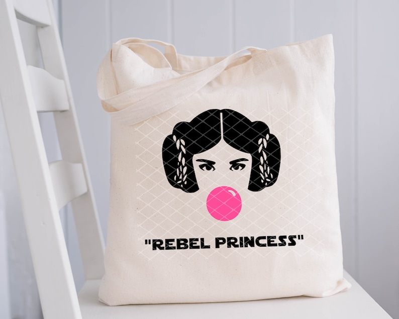 Princess Leia SVG, Hand Drawn, Star Wars Rebel Princess Cricut Design ...
