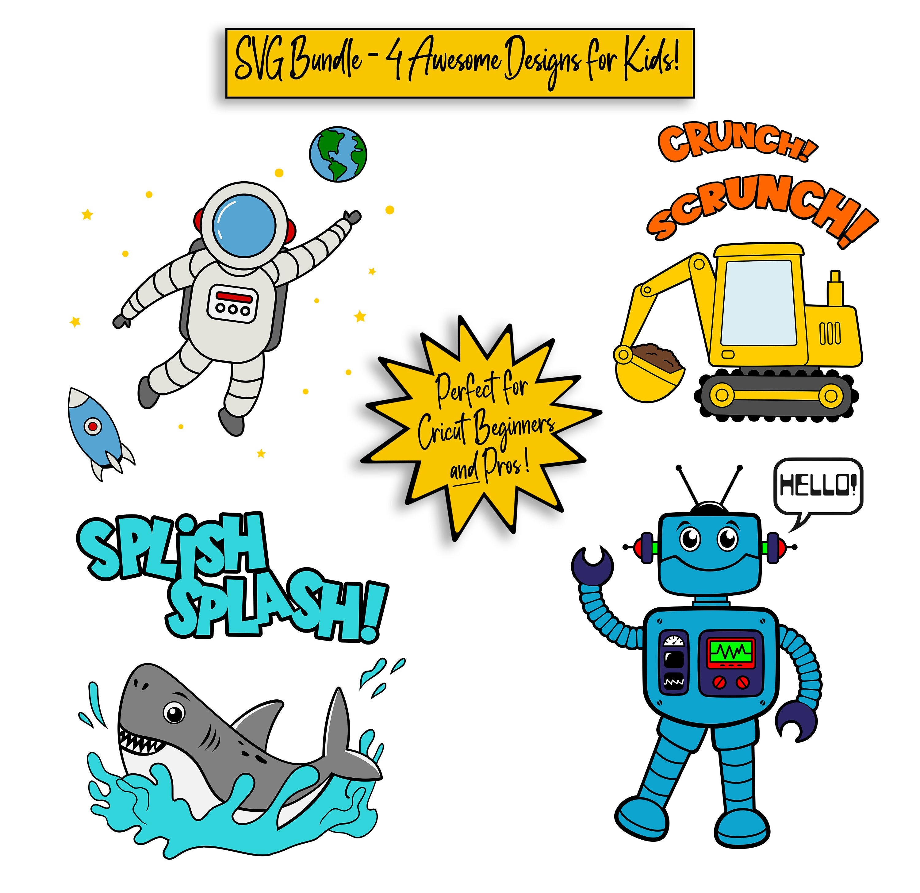 Kids SVG Bundle Layered SVG Designs for Kids Shirts - Etsy