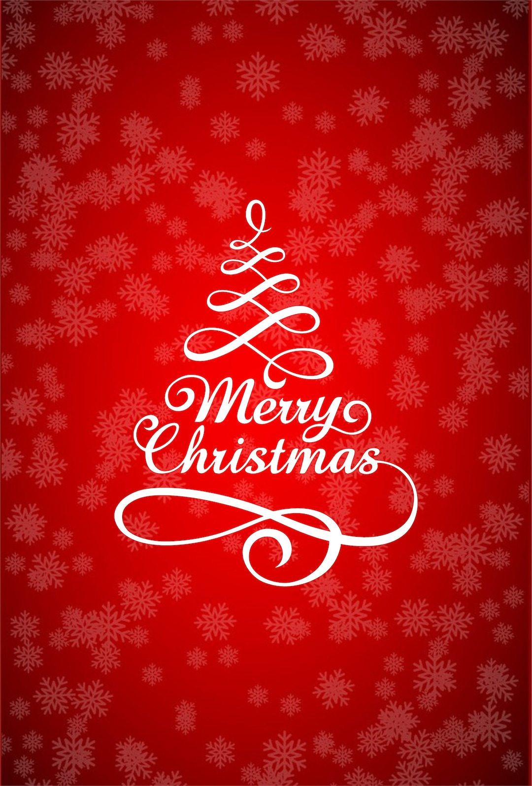 Merry Christmas Window / Mirror Sticker Christmas - Etsy