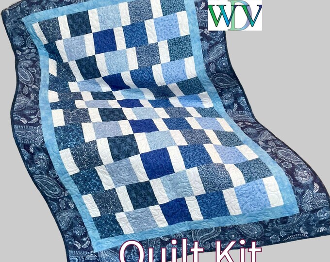 Picture Frame Quilt Kit – Beginner Friendly - Includes Backing, Binding ...