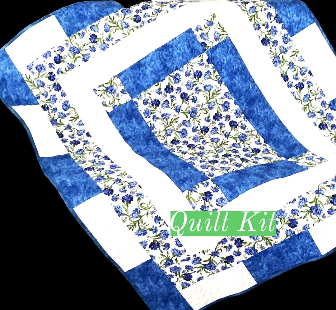 Picture Frame Quilt Kit – Beginner Friendly - Includes Backing, Binding ...