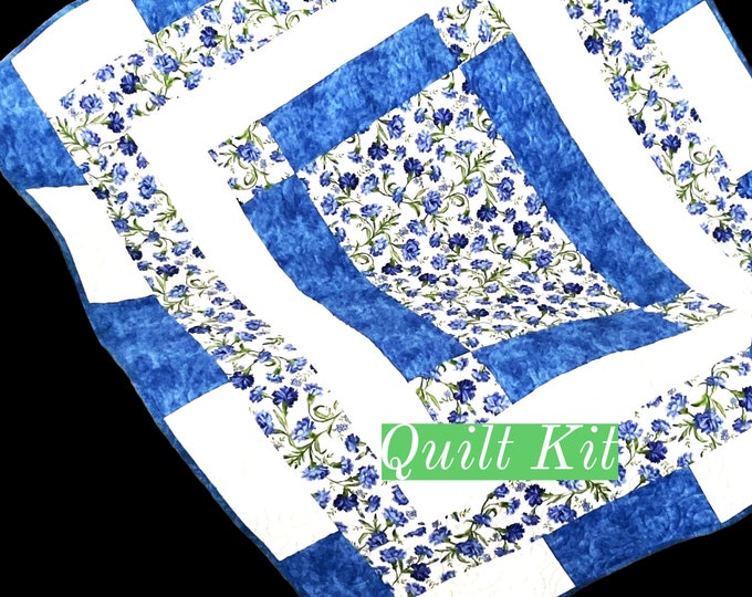 Picture Frame Quilt Kit – Beginner Friendly - Includes Backing, Binding ...