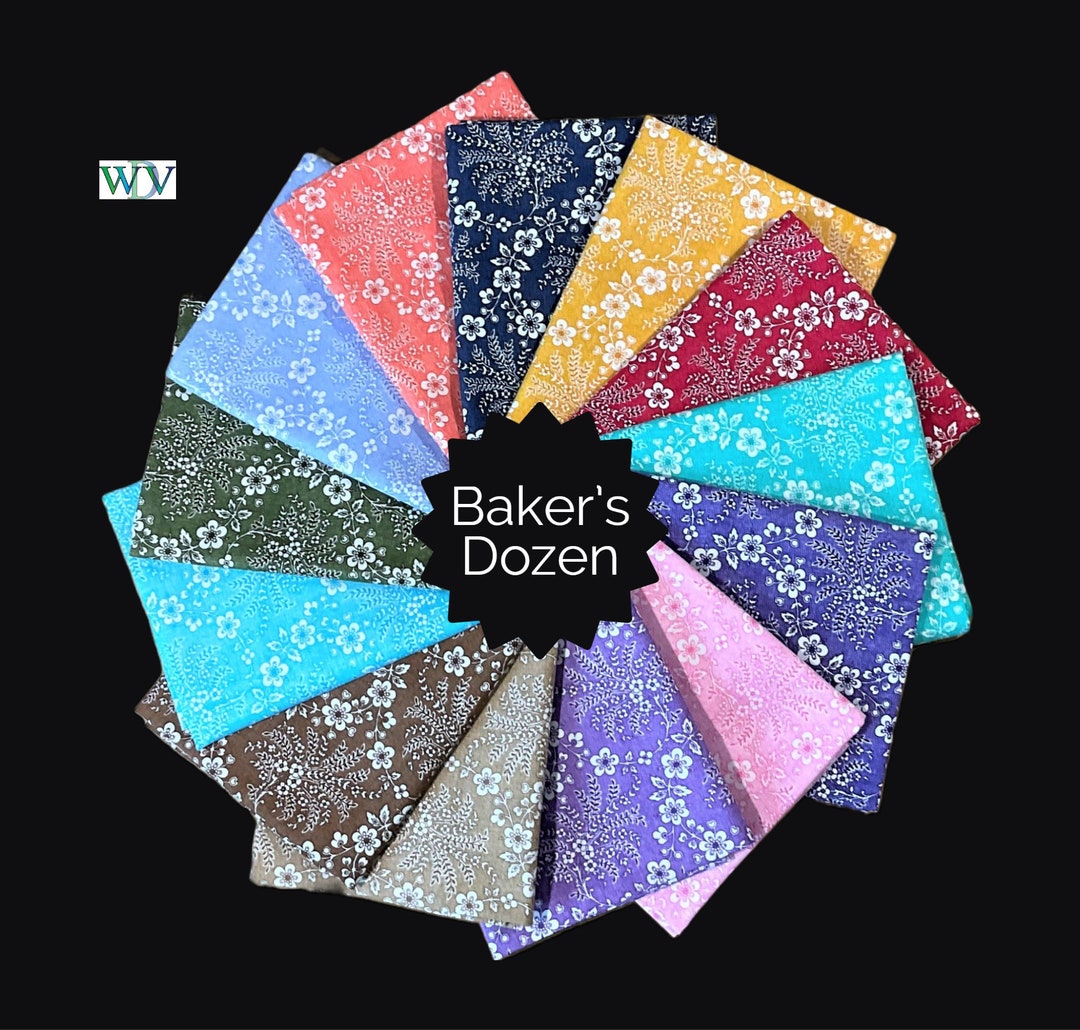 Baker’s Dozen Fat Quarter Bundle – Garden Trellis Collection – Stash ...