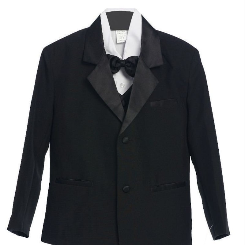 All Black Suit and Tie - Etsy