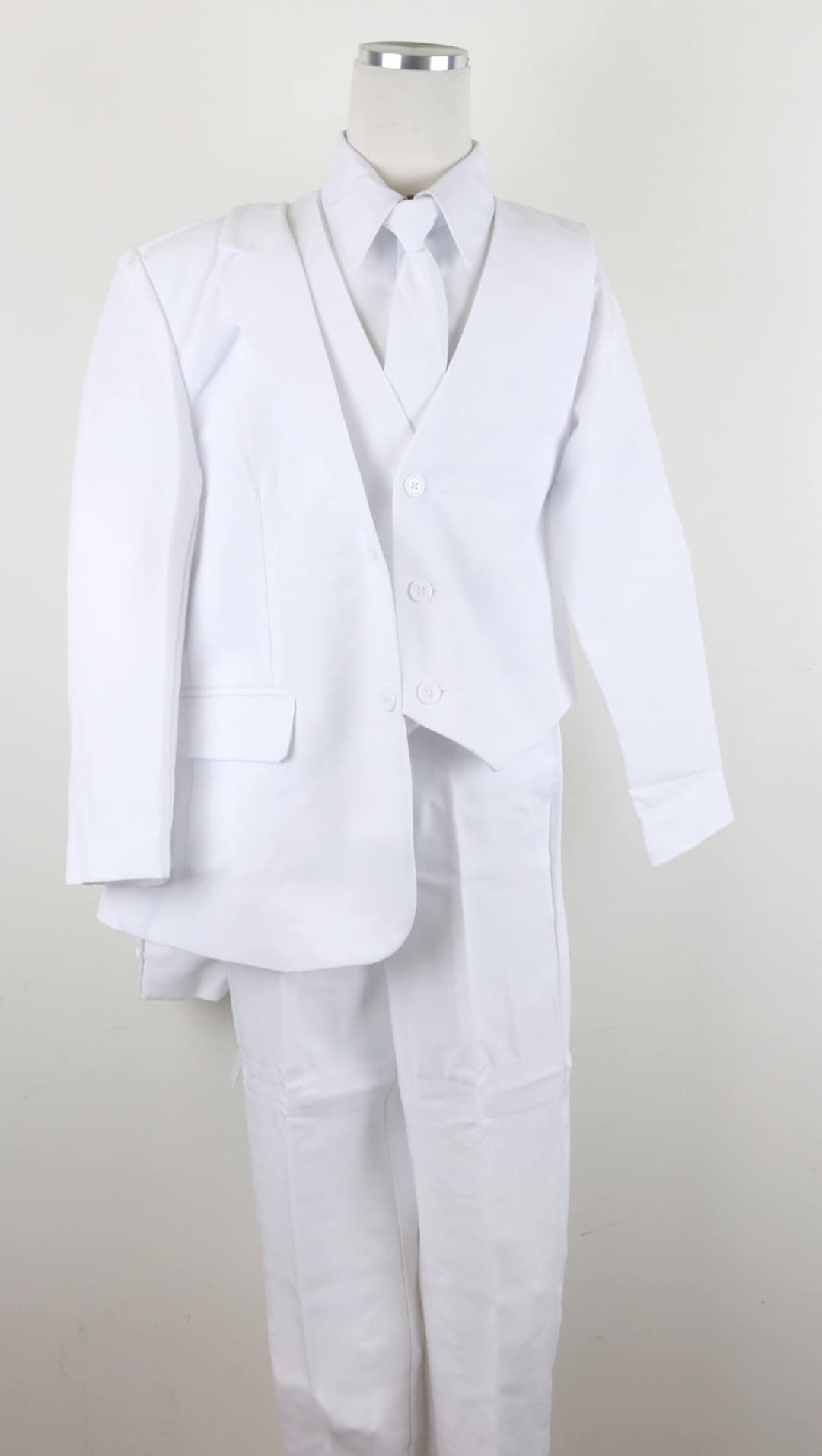 On Sale for Ltd Time!white Boys Classic Formal 2 Button Suit Complete ...
