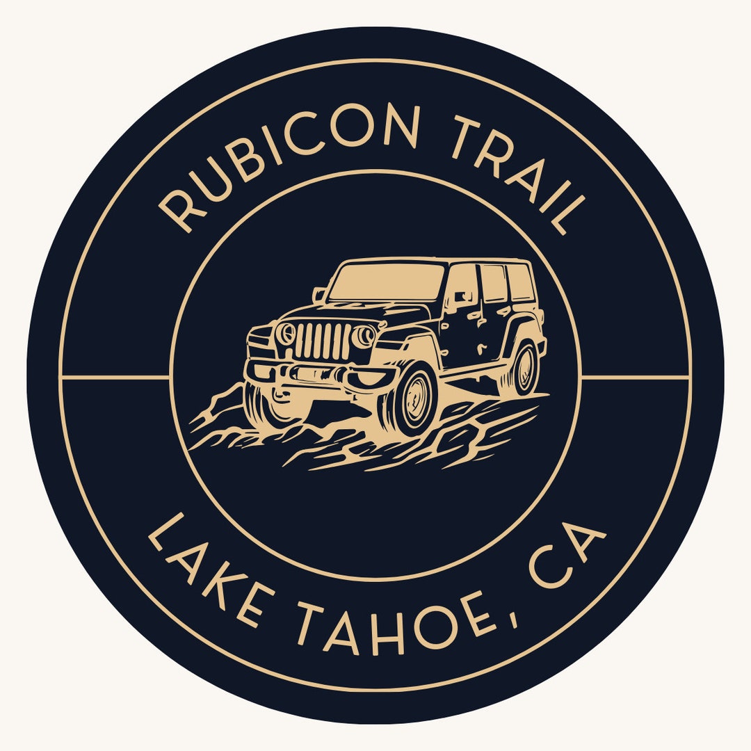 Lake Tahoe Rubicon Jeep and Truck off Road Trail California Printable ...