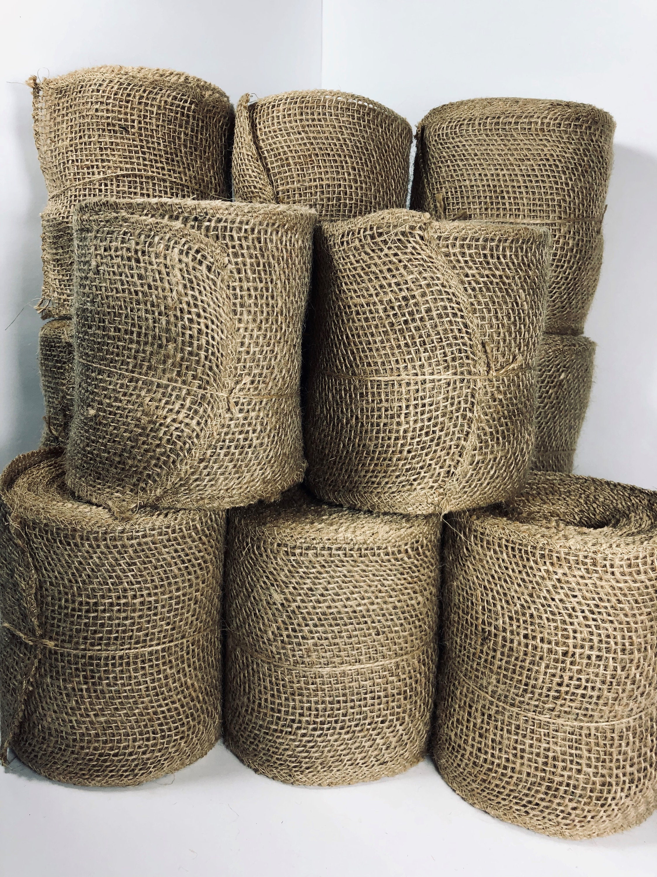 Brown Burlap Ribbon Roll 5.5 x 30' DIY Burlap Bow | Etsy