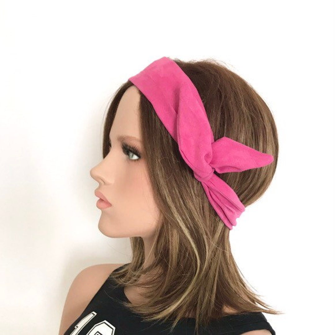 Fuchsia Pink Capri Hair Band. Women's Headband. Twist Headband. Hair ...