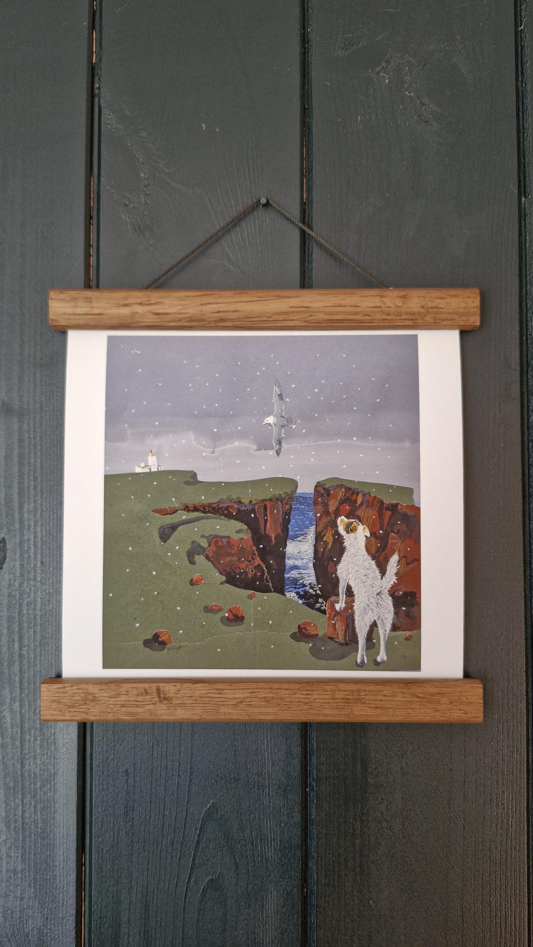 Fester at Eshaness. Colour Paper Cut Print - Etsy