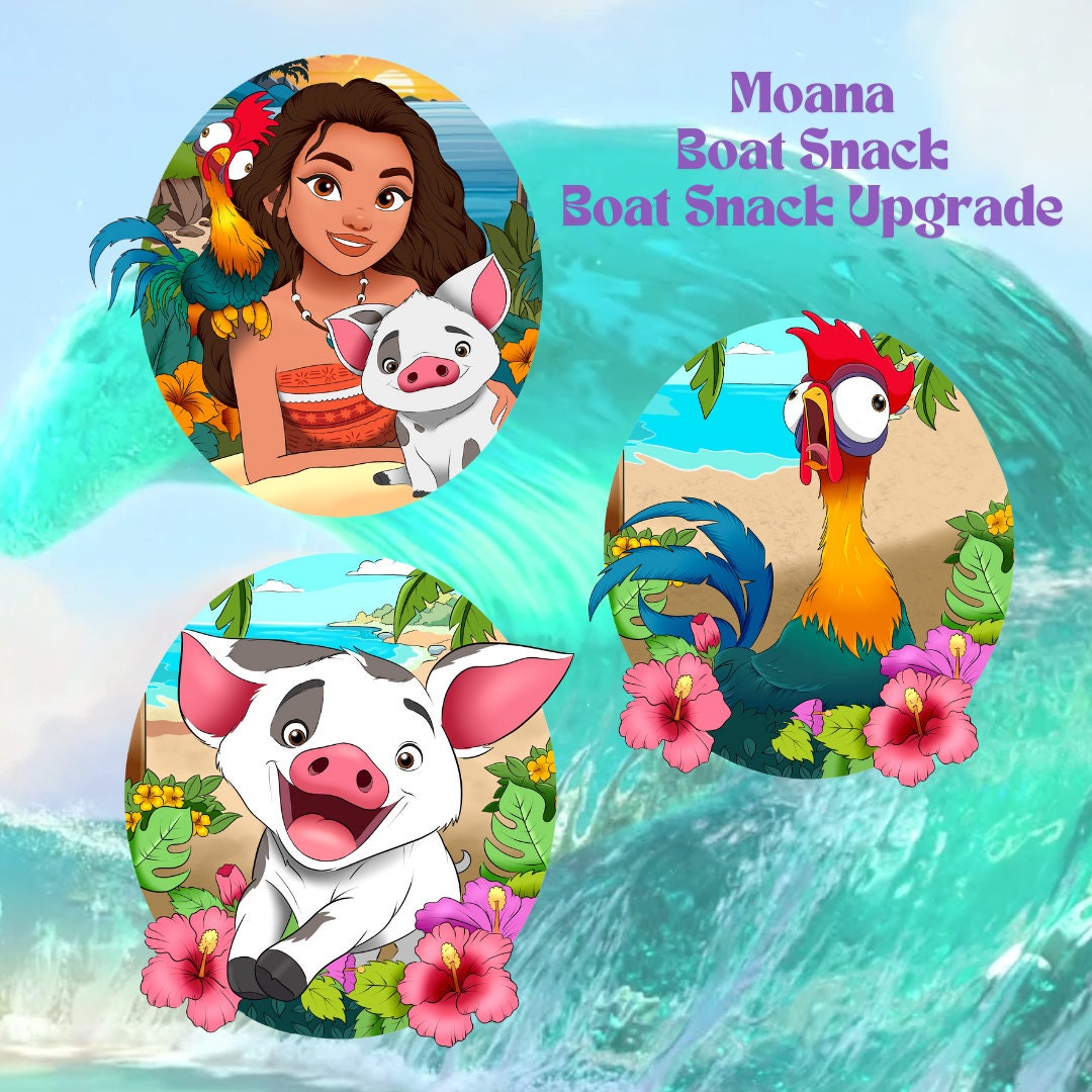Presale Moana, Boat Snack, Boat Snack UPGRADE LE30 - Etsy